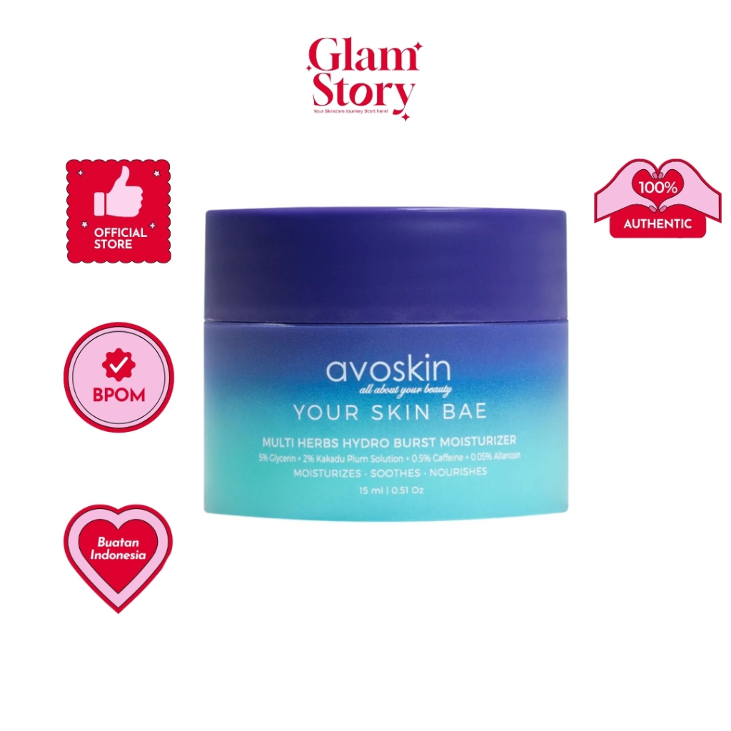 Jual Avoskin Your Skin Bae Multi Herbs Hydro Burst Moisturizer 15ml | Shopee Indonesia