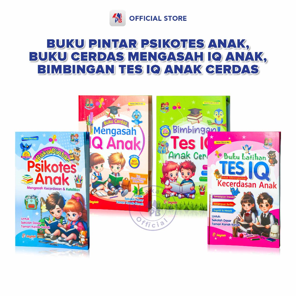 Jual Buku Belajar Anak / Bimbingan Tes Iq Anak Cerdas / Cerdas Mengasah ...