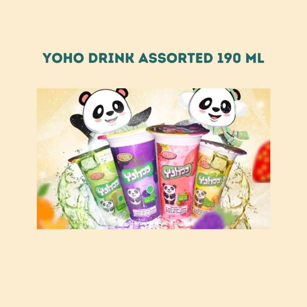 Jual Minuman Cup Yoho Drink Assorted 190ml/Dos | Shopee Indonesia
