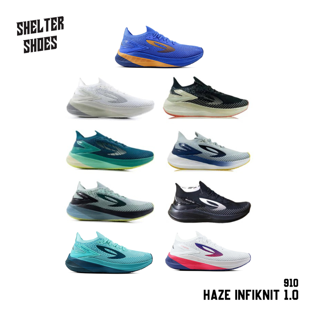 Jual NINETEN 910 HAZE INFIKNIT 1.0 SEPATU LARI SEPATU RUNNING INTERVAL ...