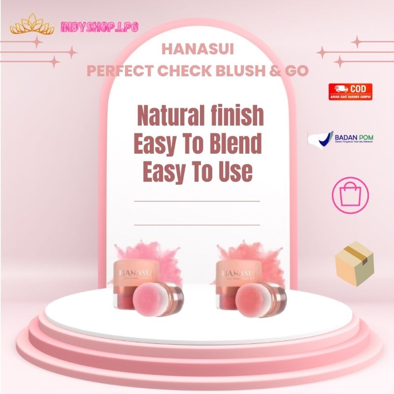 Jual Hanasui Perfect Cheek Blush & Go Powder - Blush On Powder Natural ...