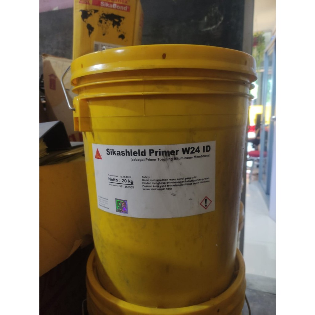 Jual SIKASHIELD PRIMER W24 ID 20KG BETON WATERPROOFING CAN 20LITER ...