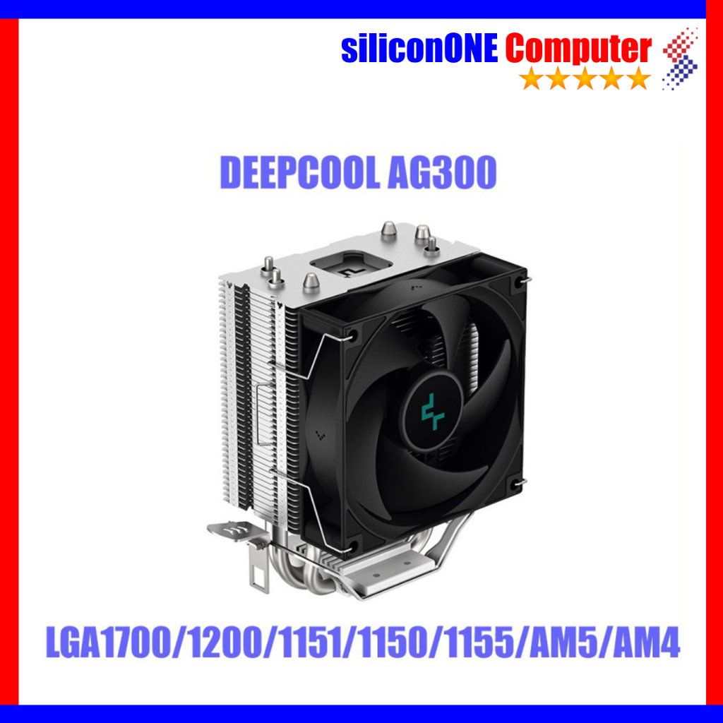 Jual Deepcool AG300 LGA1700 1200 115x AM4 AM5 CPU COOLER | Shopee Indonesia