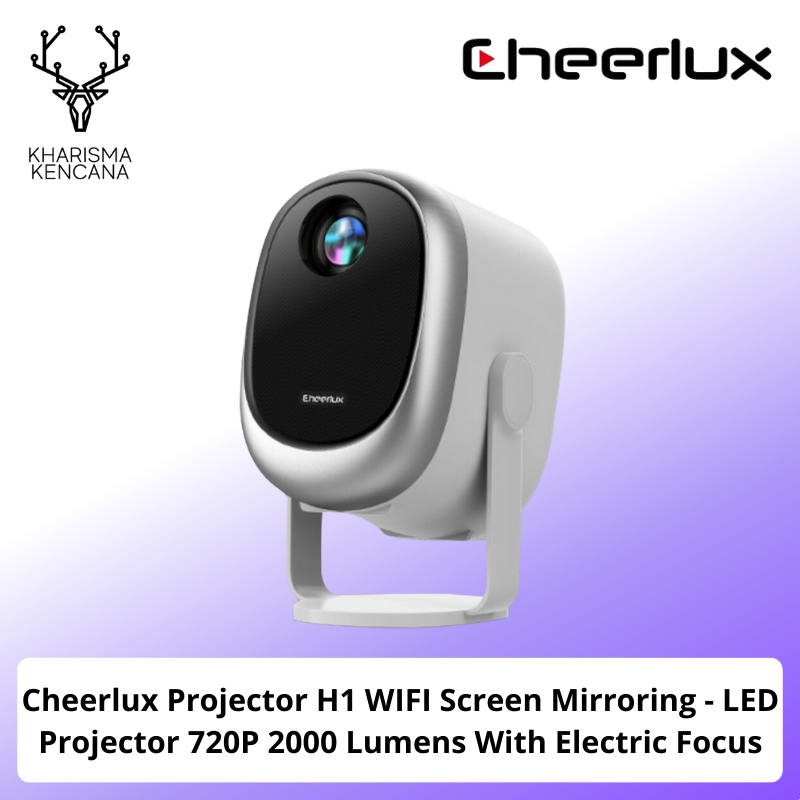Jual Cheerlux Projector H1 WIFI Screen Mirroring - LED Projector 720P ...