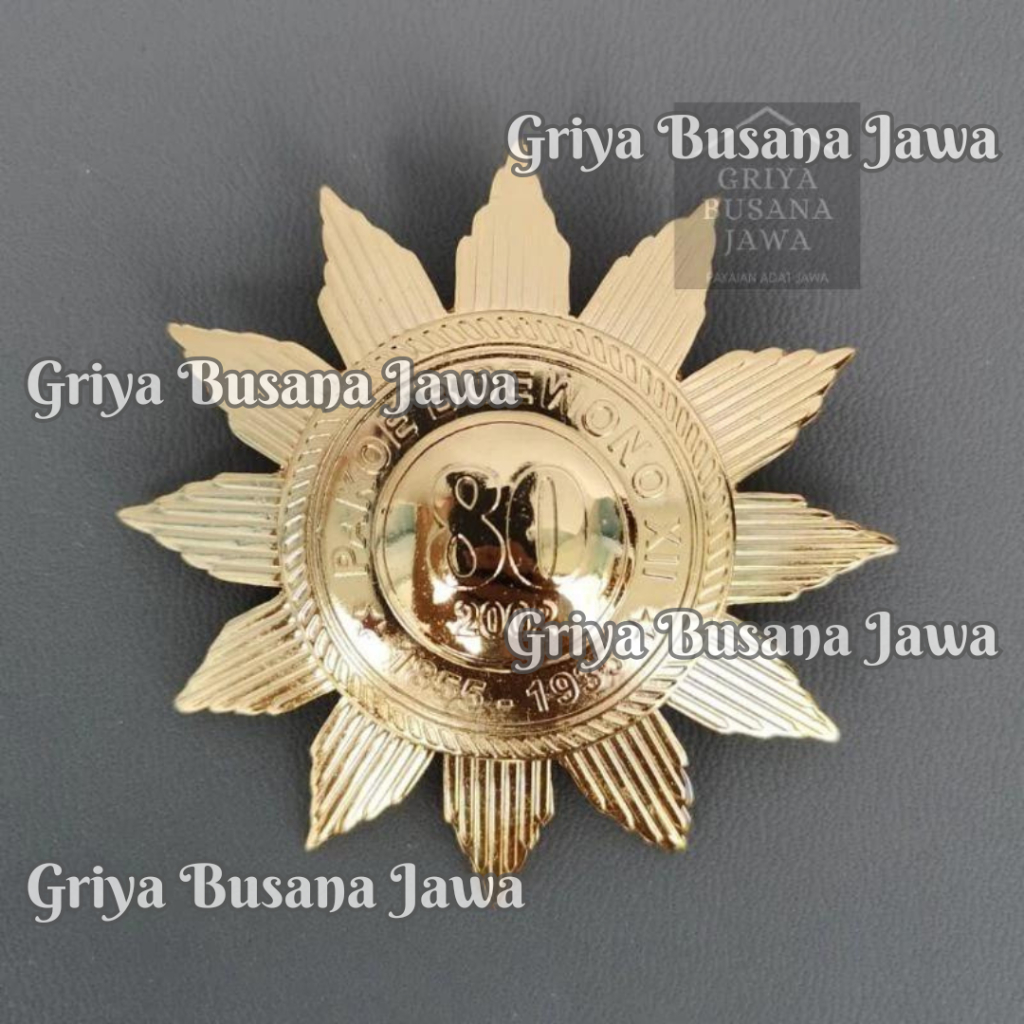 Jual Bros Beskap Pakoe Bowana (PB) 80 Aksesoris Pakaian Adat Jawa ...