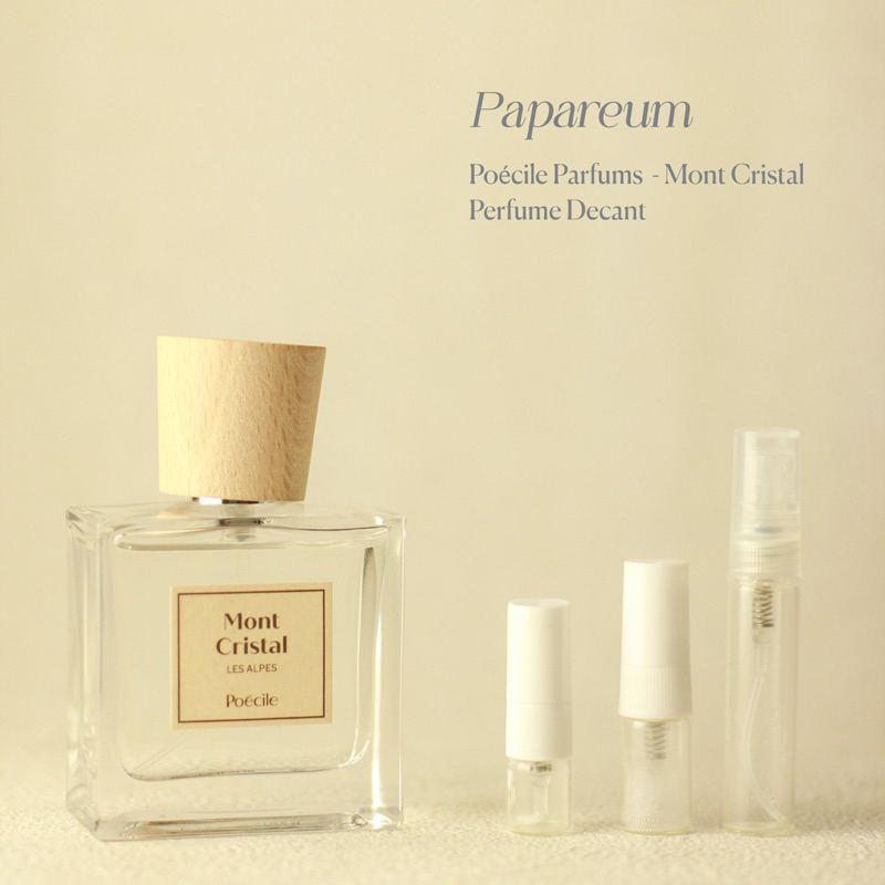 Jual Poécile - Mont Cristal EDP | Parfum decant 1ml, 2ml, 5ml, 10ml ...
