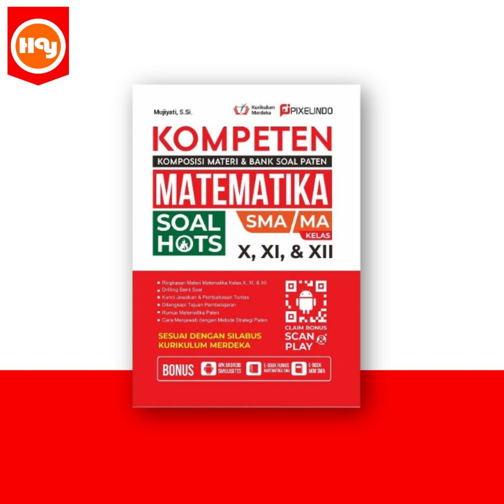 Jual Buku SMA | Kompeten Matematika SMA MA Kelas X, XI & XII Silabus Kurikulum Merdeka ...