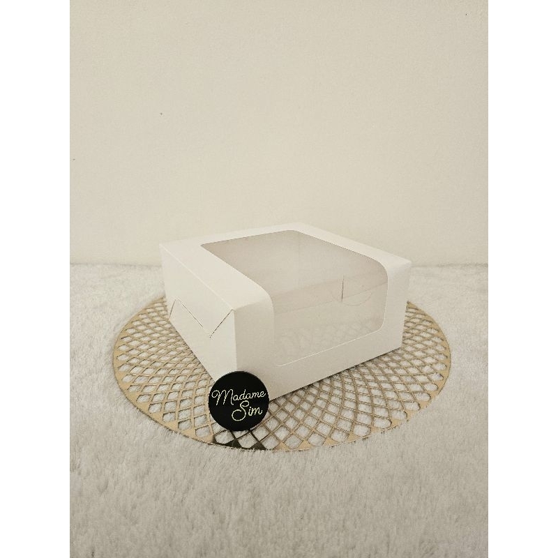 Jual BOX IVORY - KOTAK CHIFFON - DUS CUPCAKE - KOTAK CAKE 20x20x10 ...