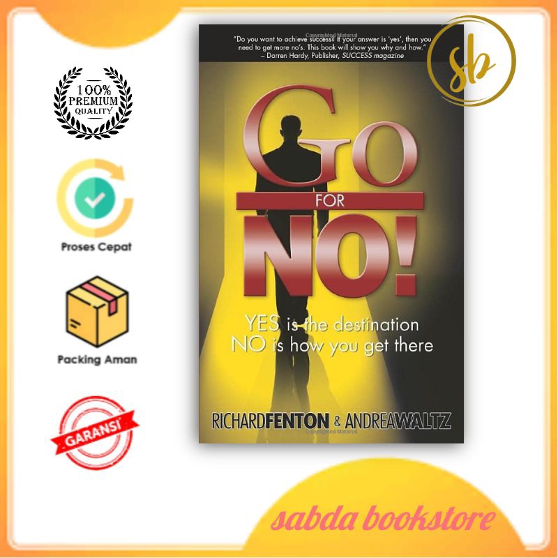 Jual Buku Go For No! Yes In The Destination No Is How You Get There by ...