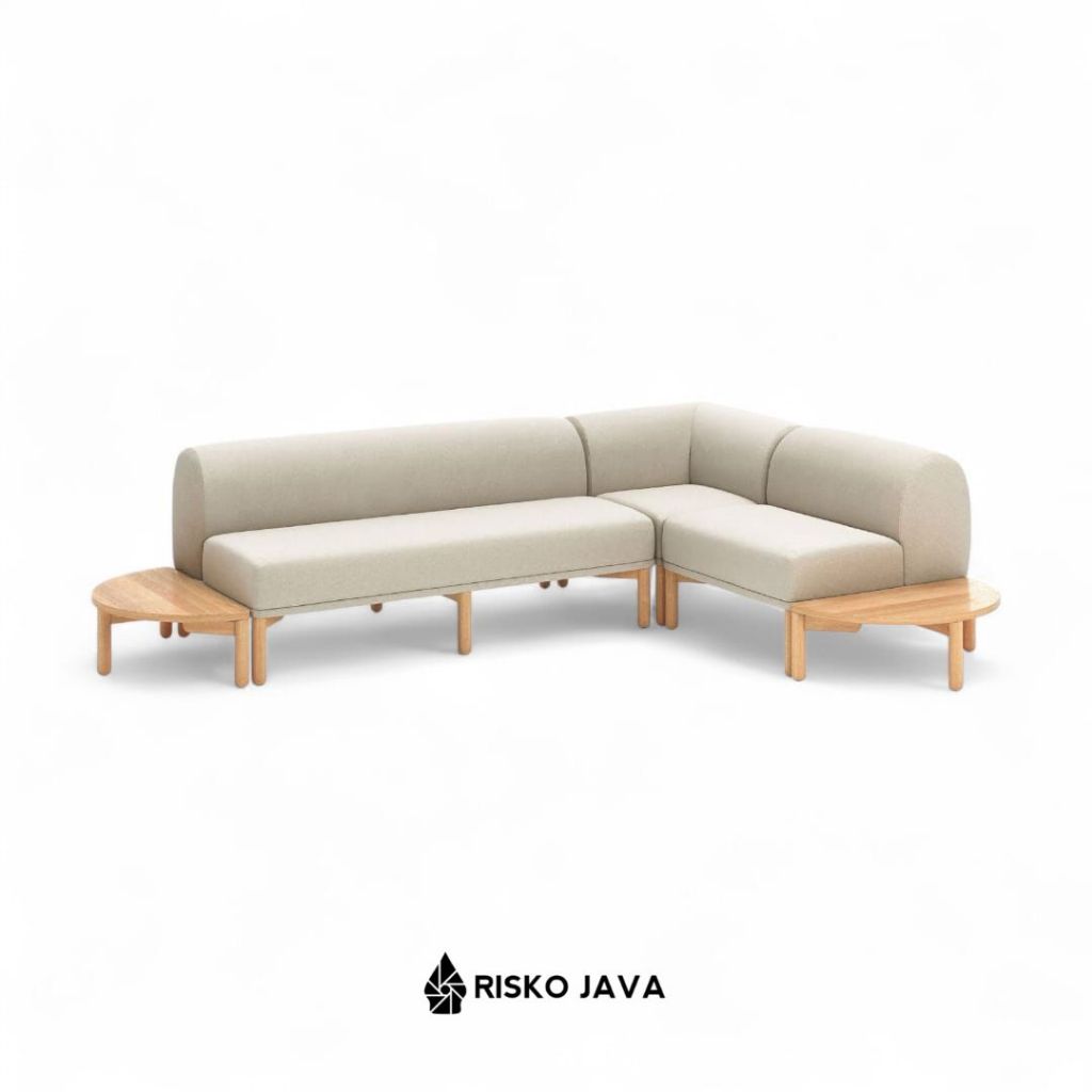 Jual Set Sofa Sudut Kayu Jati / Sofa L Minimalis / Sofa Ruang Tamu ...