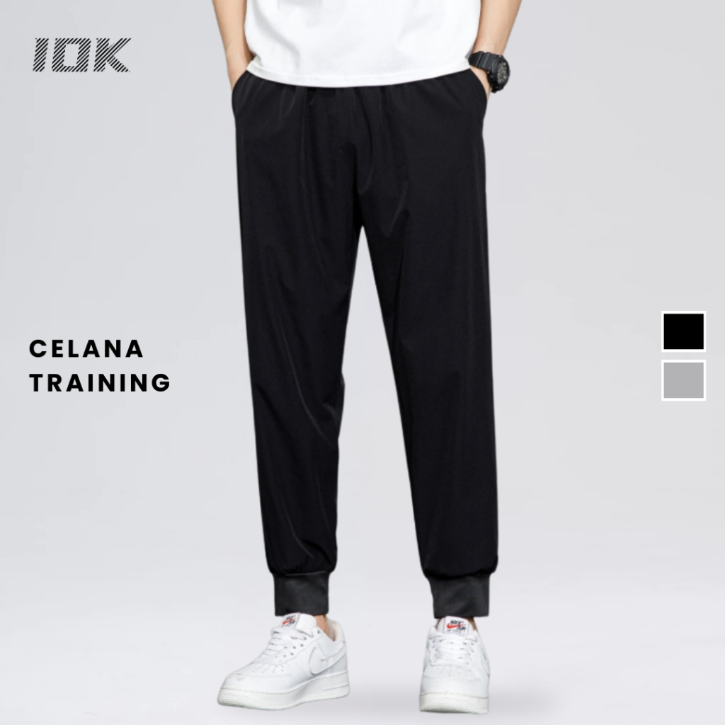 Jual IOK Celana Jogger Pria Celana Panjang Casual Pants Lembut Nyaman Bernapas (CJ002) | Shopee ...