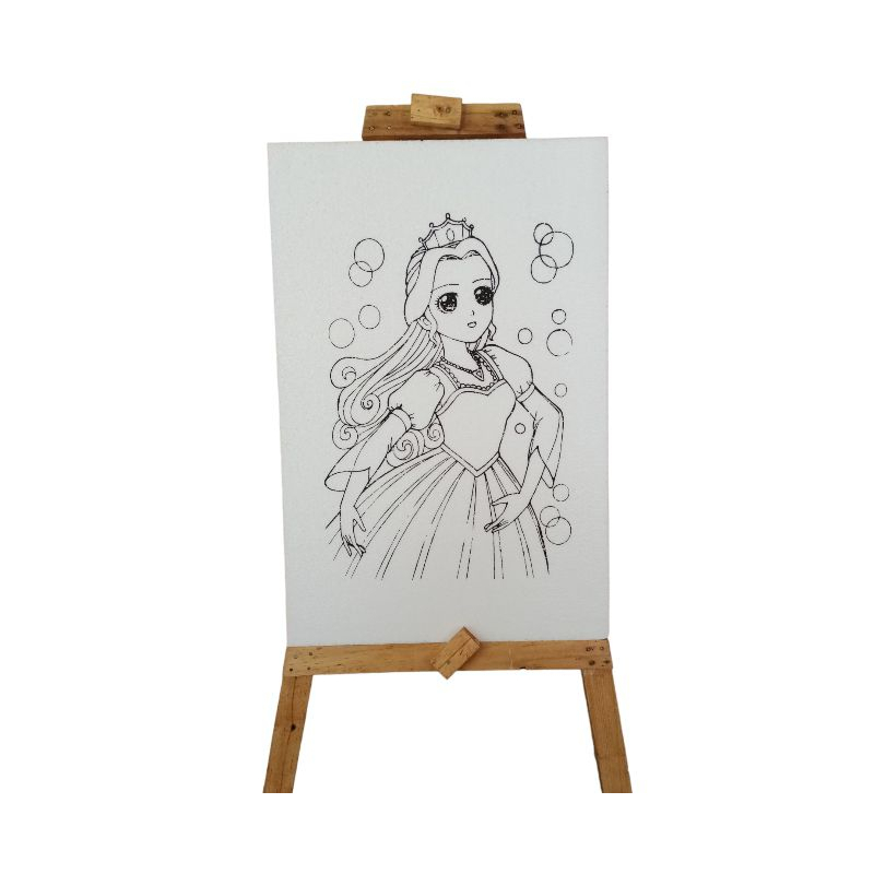 Jual HLC - (1pcs) [Tanpa Lis] Sterofoam Lukis Polos Uk 33x50 / Mewarnai ...