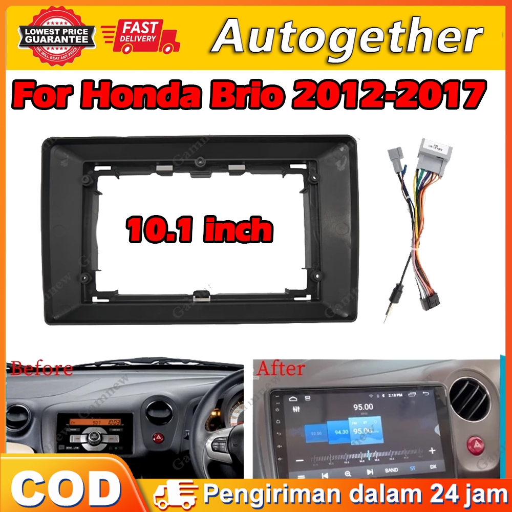 Jual Frame 10 In Tape Head Unit Android Brio Mobilio 10 Inch 2012-2016 ...