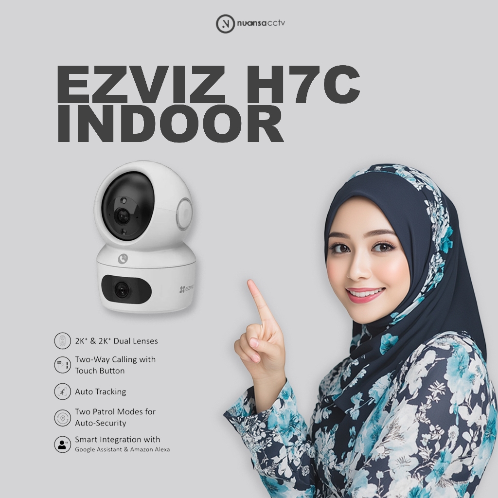 Jual EZVIZ H7C 4MP 2K+ & 2K+ DUAL-LENS COLORNIGHT WIFI | Shopee Indonesia