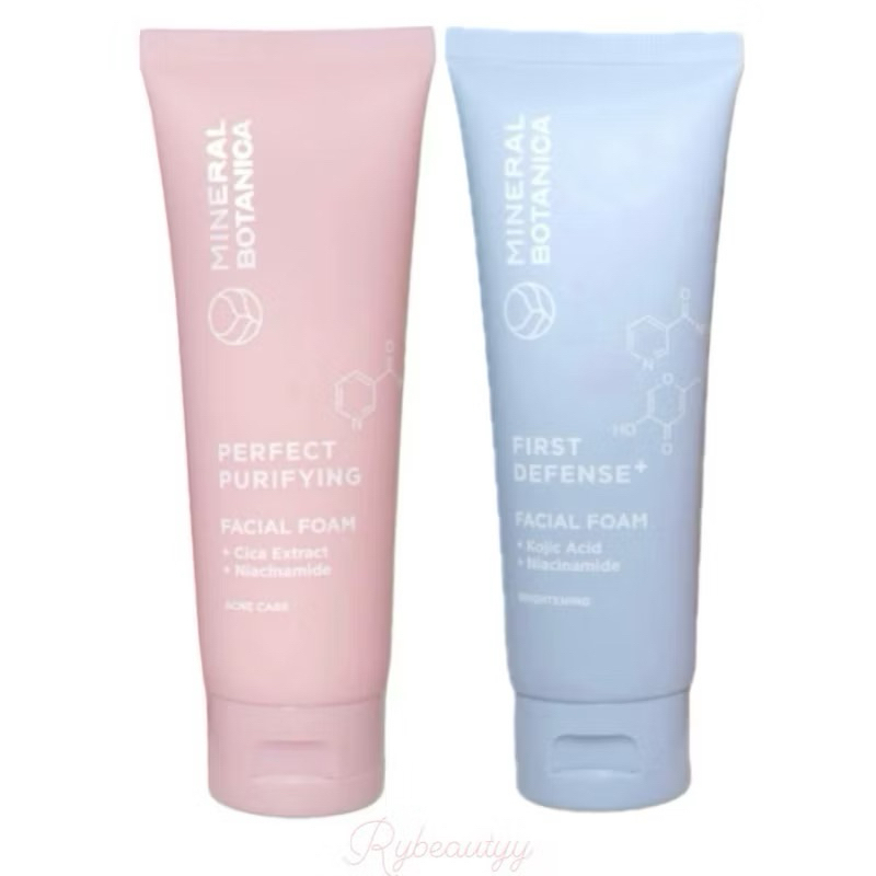 Jual MINERAL BOTANICA Face Wash 100ML | First Defense Facial Foam ...