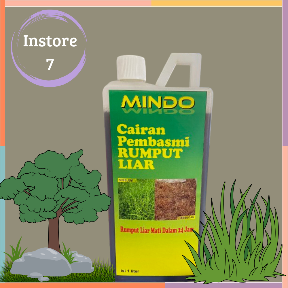 Jual Pembasmi Rumput Liar / Herbisida / Obat Racun Rumput / MINDO 1 ...
