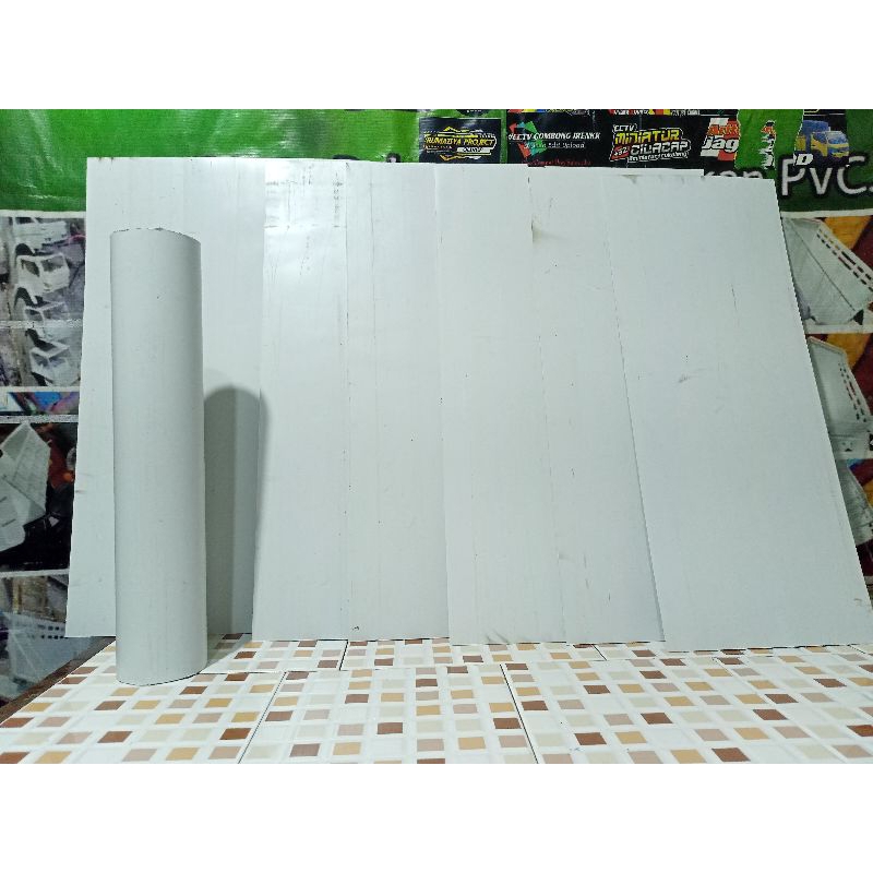 Jual PVC PARALON LEMBARAN SUDAH DI PRES 10 X10 cm | Shopee Indonesia