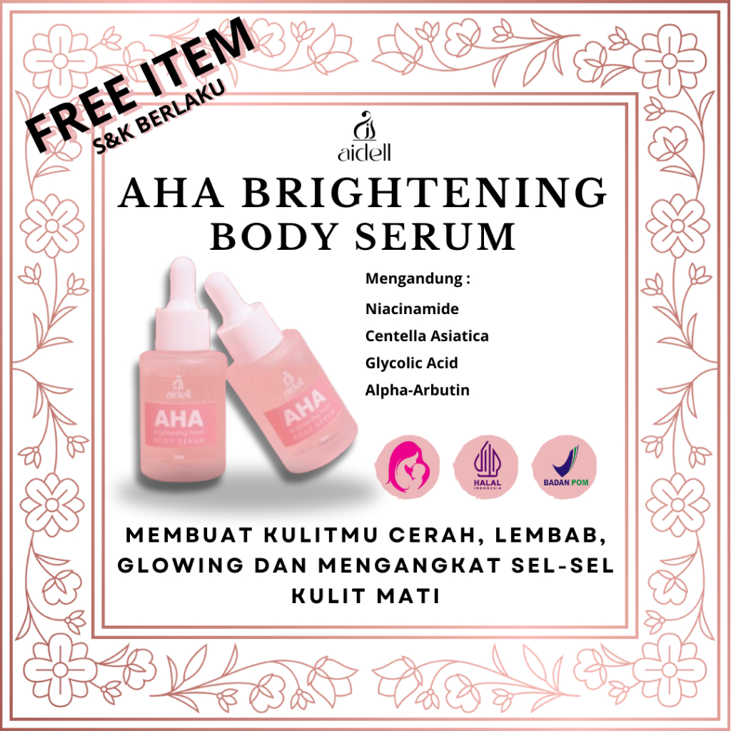 Jual AIDELL AHA Body Booster Serum AHA Booster Brightening Serum ...