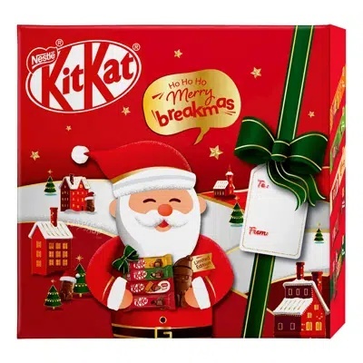 Jual Coklat Nestle KITKAT Merry Breakmas Santa Chocolate Assorted Box ...