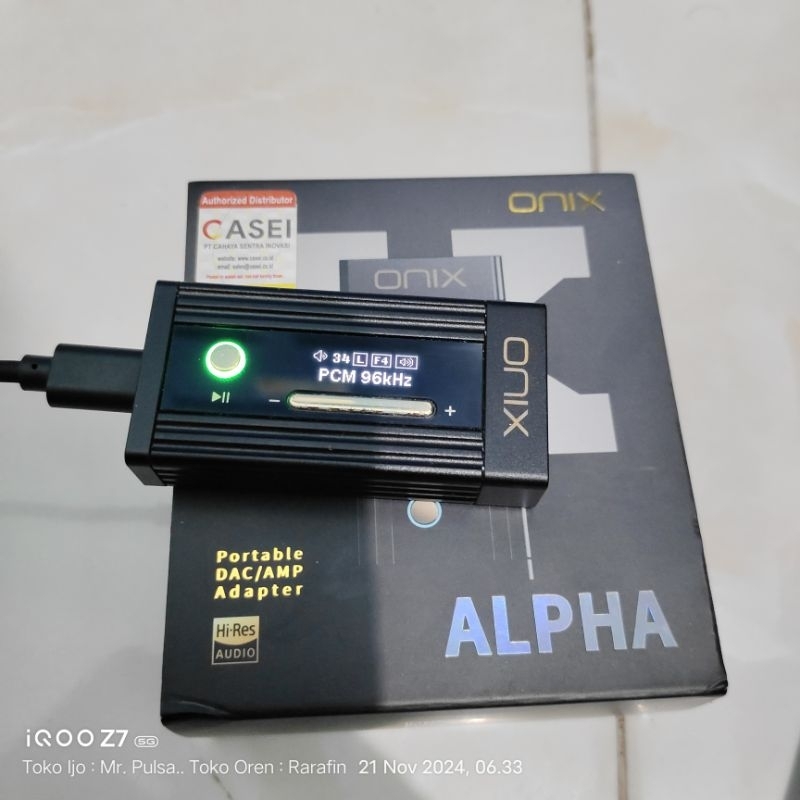 Jual Onix Alpha XI1 DAC Dongle Amp, Garansi On - Preloved | Shopee Indonesia