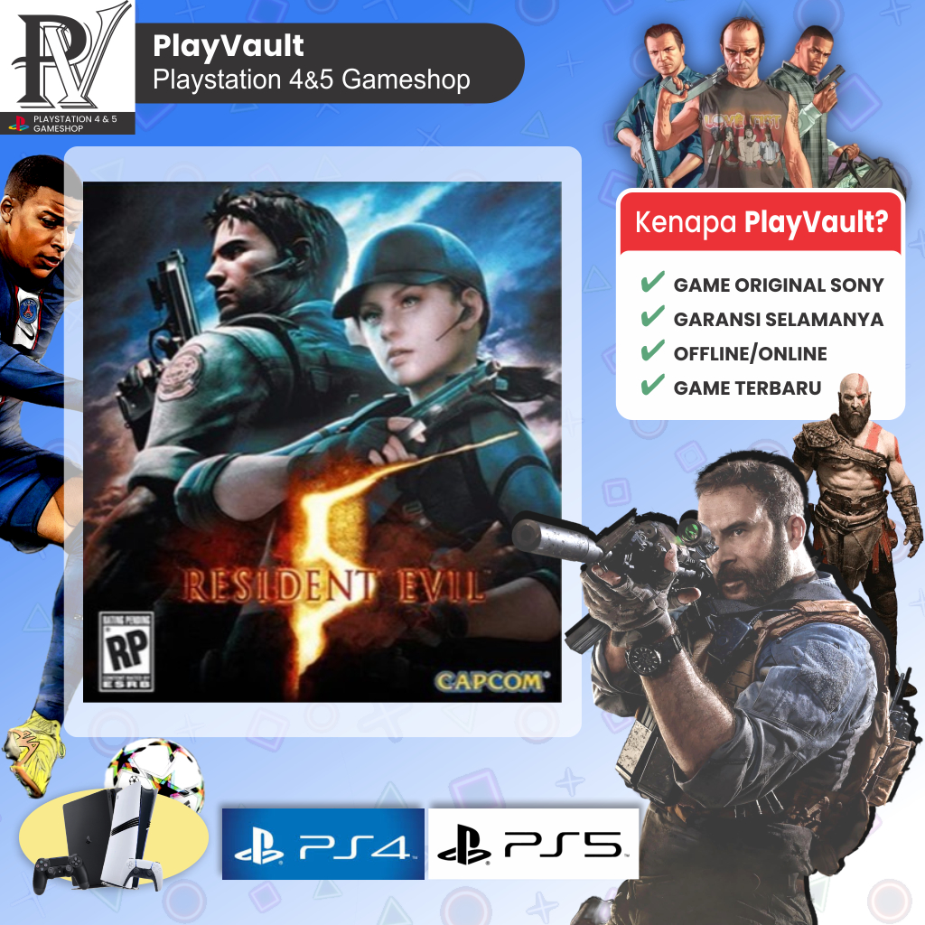 Jual Resident Evil 5 PS4 PS5 | Shopee Indonesia