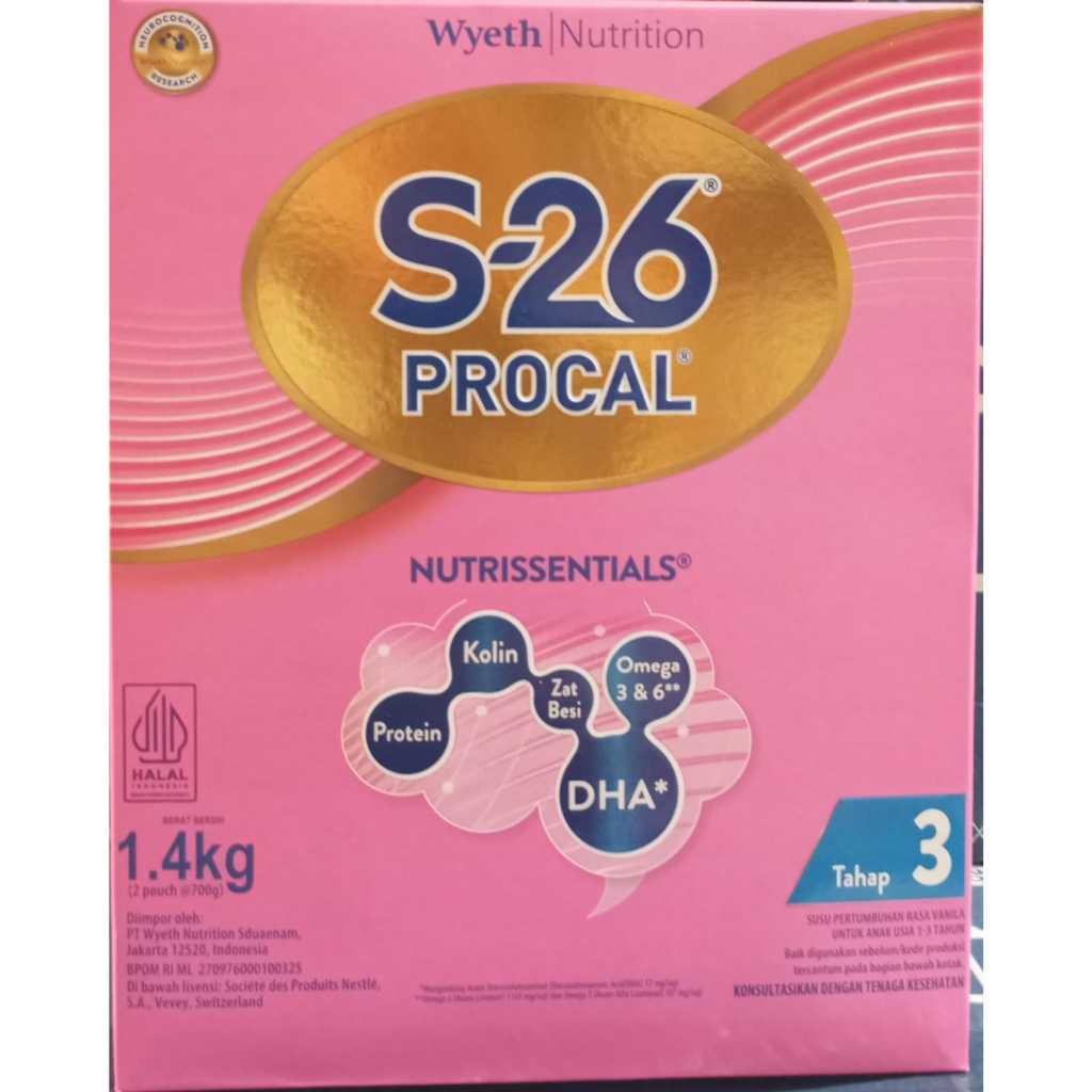 Jual S-26 PROCAL TAHAP 3 Kemasan Pouch 1.4 KG / 1400gram | Shopee Indonesia