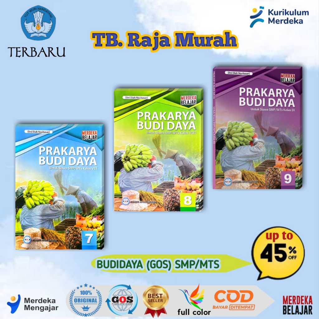 Jual Buku Siswa Pendamping PRAKARYA BUDI DAYA (GOS) KELAS 7,8,9 SMP/MTS - Kurikulum Merdeka ...