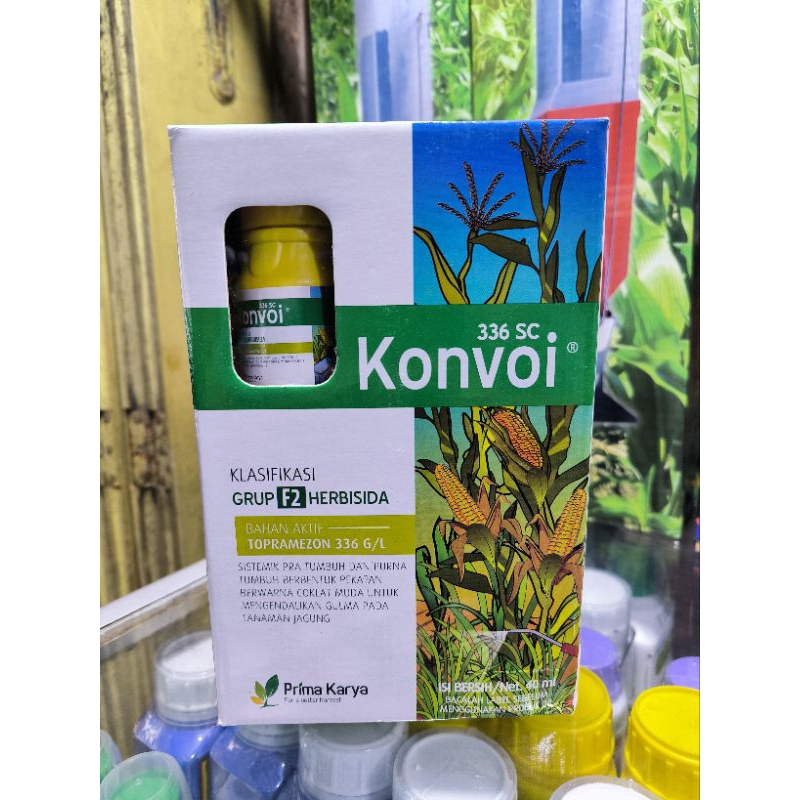 Jual Herbisida Sistemik selektif Jagung Konvoi 40ml / 1 Liter | Shopee ...