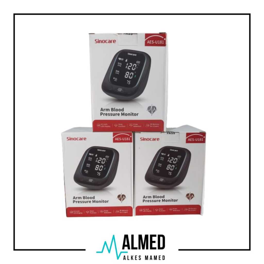 Jual Tensimeter Digital Sinocare AES U181 / Tensi Digital / Alat Ukur ...