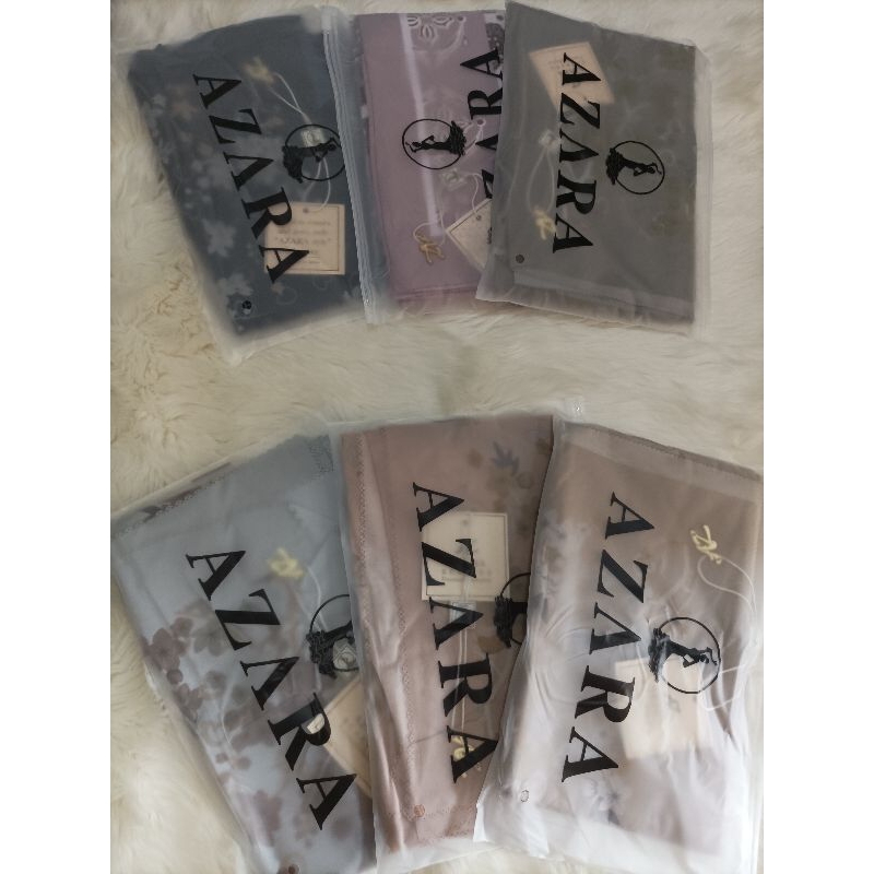 Jual JILBAB SEGIEMPAT OSKARA MOTIF LC AZARA METAL LOGO / HIJAB MOTIF ...