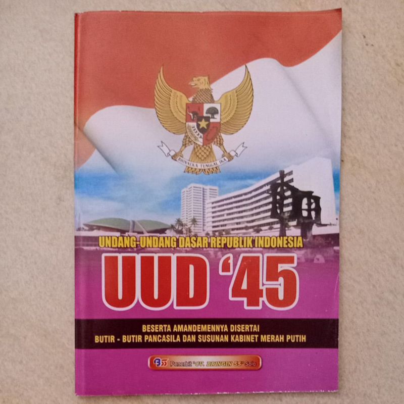 Jual UUD 45 Kecil Undang undang Dasar Republik Indonesia Beserta ...
