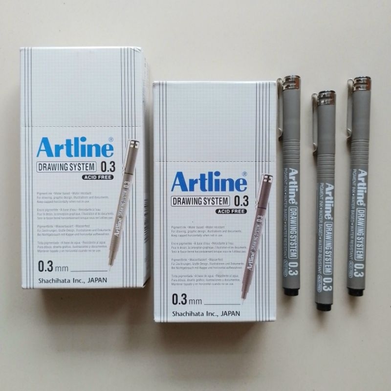 Jual Pulpen Gambar Drawing Pen Artline 0,3 Mm ( Pcs ) [ Original ...