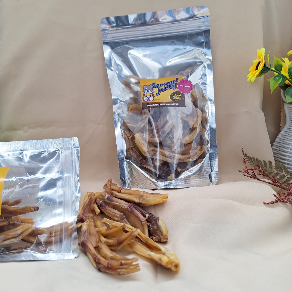 Jual Snack cemilan anjing jerky ceker tulang kaki ayam bebek chicken ...