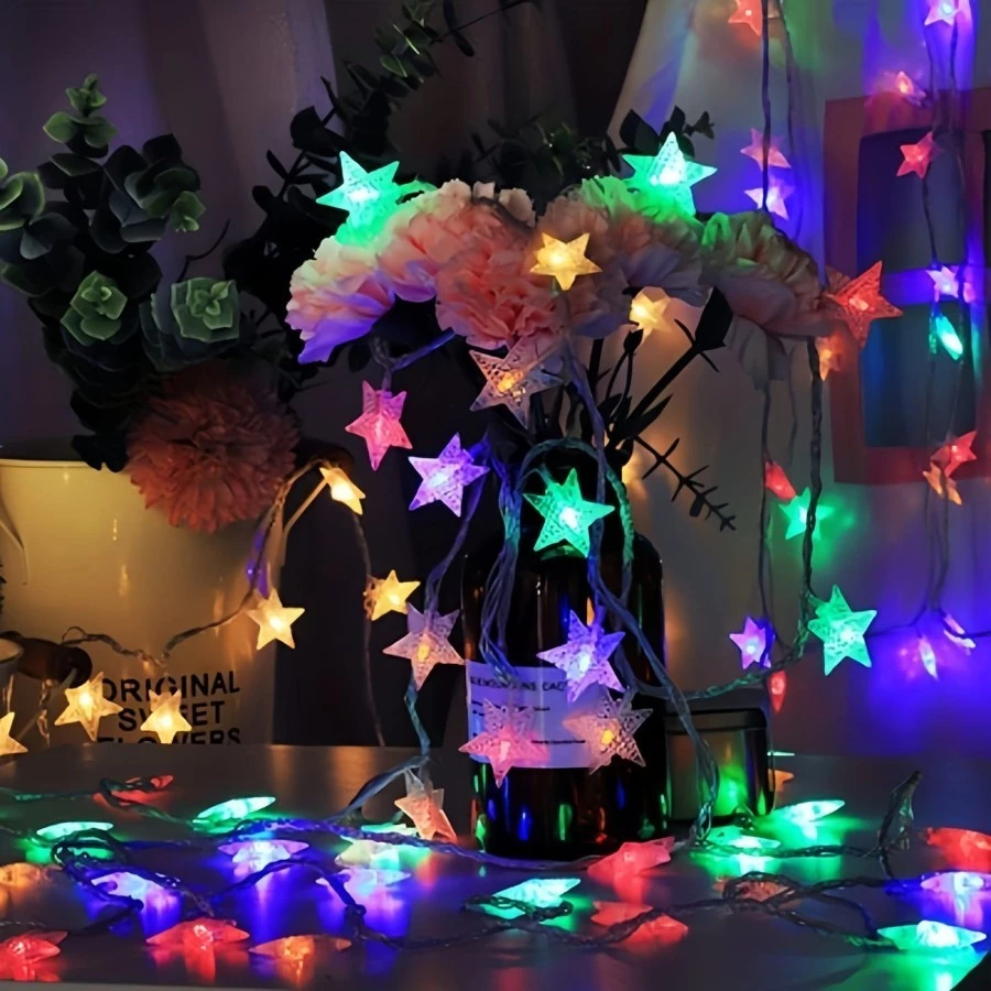 Jual Lampu Led Tumblr Lampu Hias Natal Motif Bintang Rainbow Panjang 8 ...