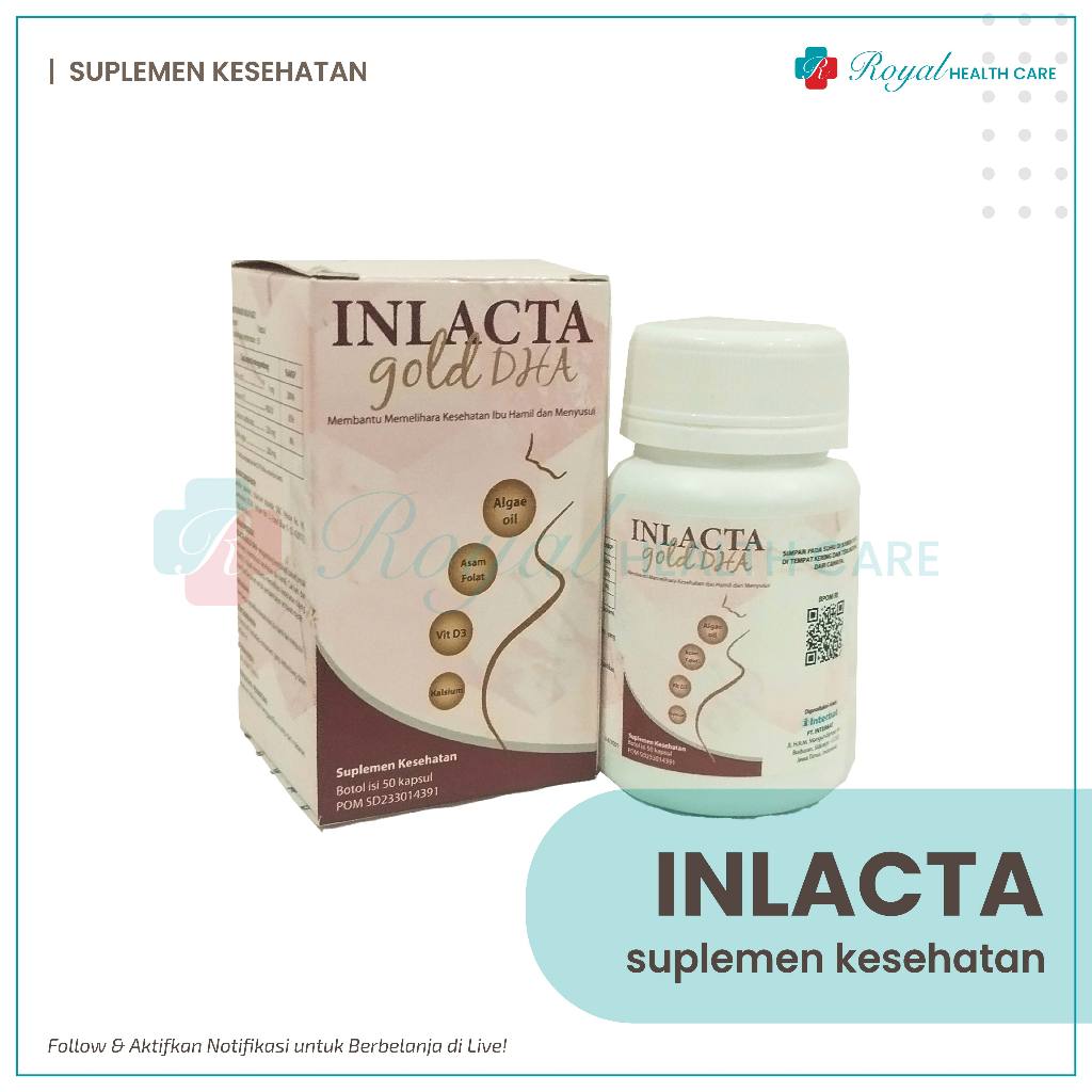 Jual INLACTA GOLD DHA BOTOL, Membantu Memelihara Kesehatan Ibu Hamil ...