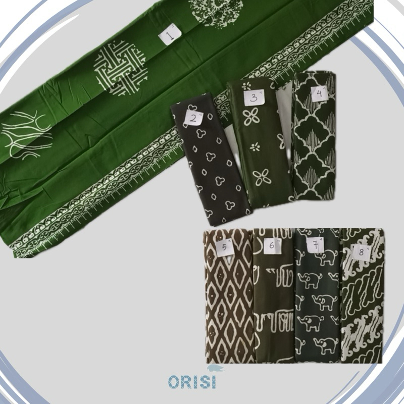 Jual KAIN BATIK CAP / SARUNG BATIK CAP - UKURAN 2 METER EDISI WARNA IJO ...
