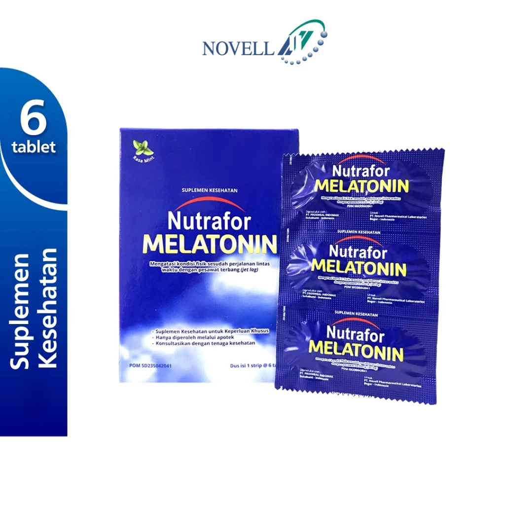 Jual Nutrafor Melatonin 6 Tablet - Obat Insomnia Mengatasi Sulit Tidur ...