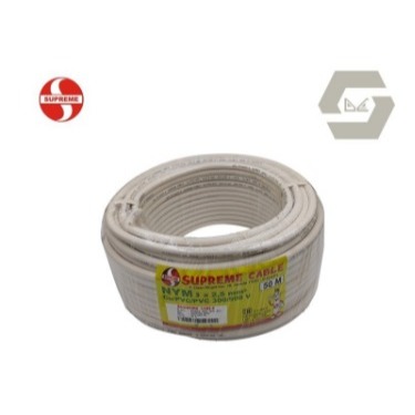 Jual Kabel Listrik NYM 3x1.5 100m Putih SUPREME | Tunggal Kawat Tembaga | Shopee Indonesia