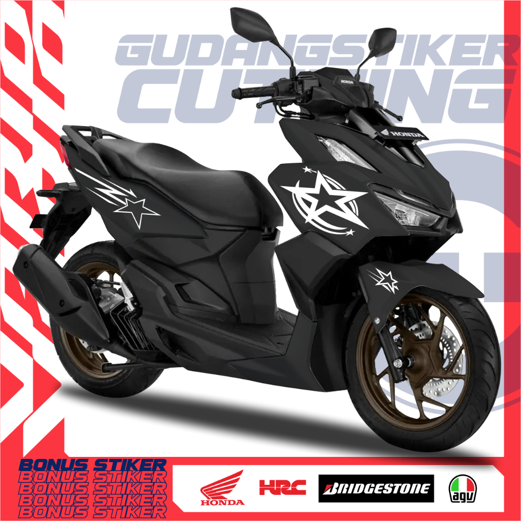 Jual STRIPING CUTTING VARIO 160 NEW STIKER BINTANG SERIES STICKER HONDA STARS EDITION | Shopee ...