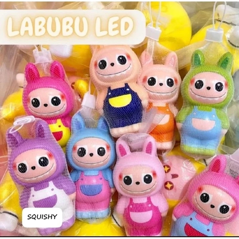 Jual Mainan Squishy Labubu Baju Pencet LED SQUISHY SQUISI KELINCI ...