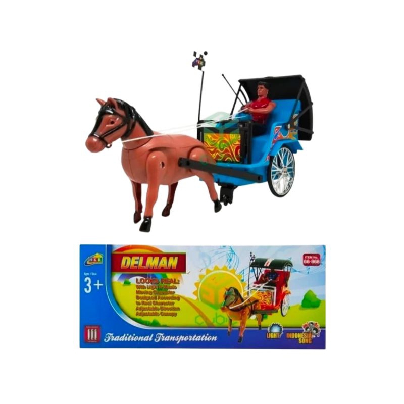 Jual MAINAN KUDA DELMAN MUSIK DAN LAMPU | Shopee Indonesia