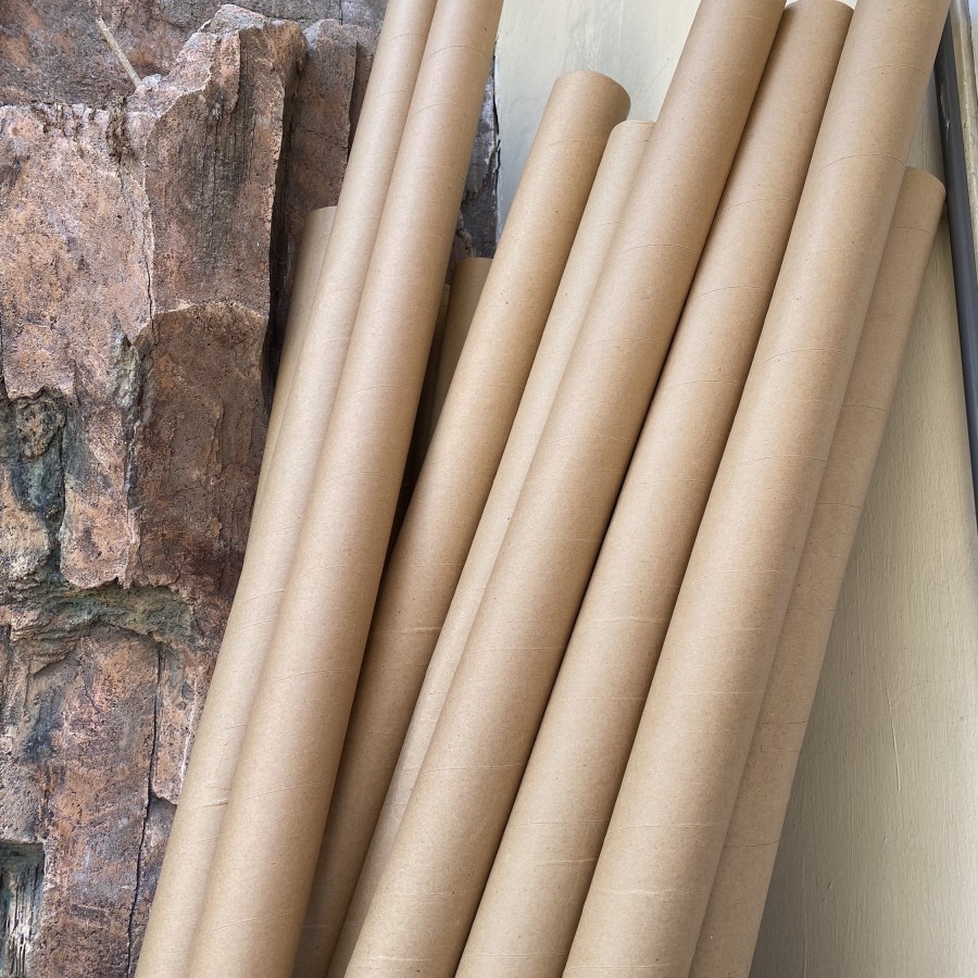 Jual Paper Tube Selongsong -+100cm untuk Kertas Foto Poster Stiker / Kardus Paper Core Sticker ...