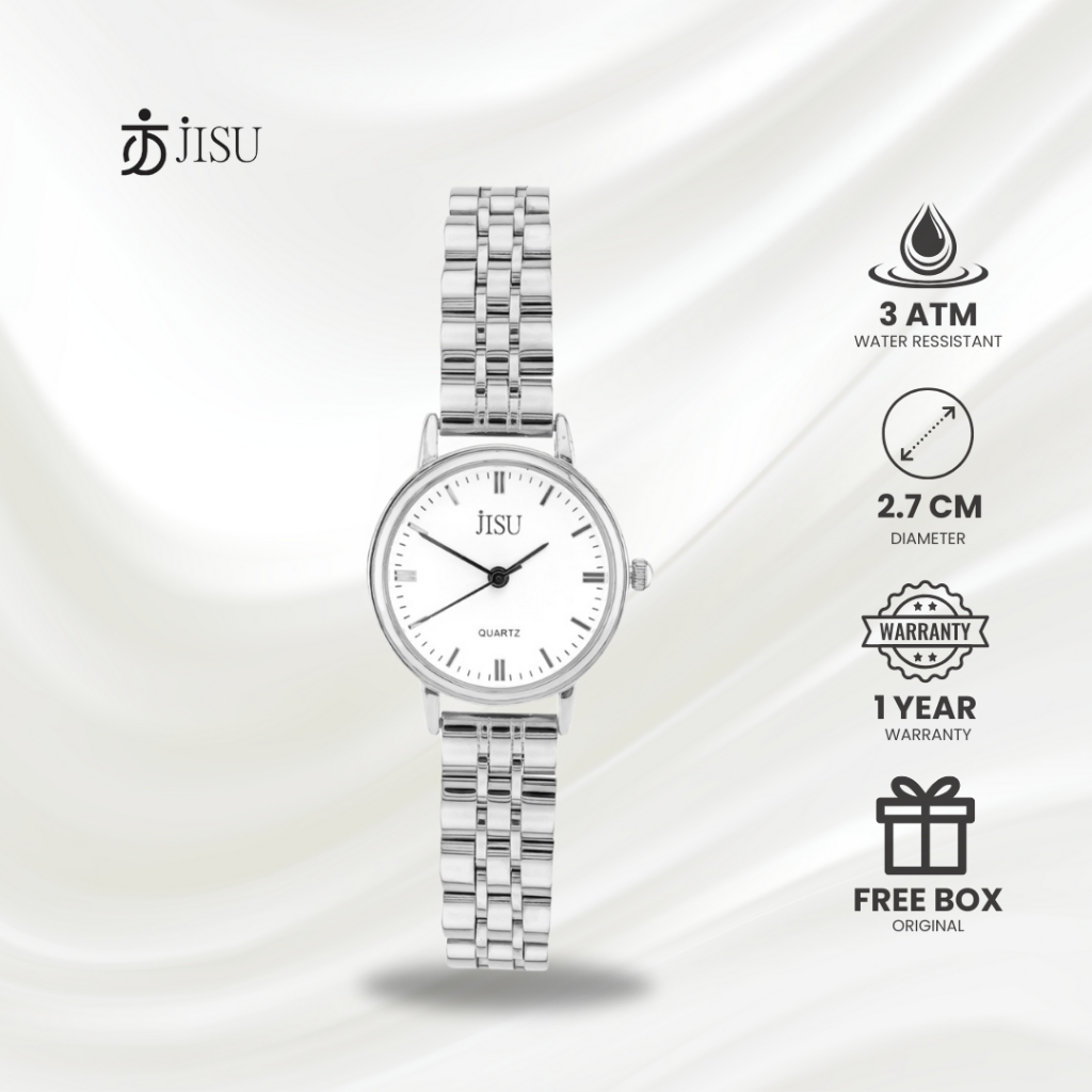 Jual Jam Tangan Wanita Korea Jisu Watch Rantai Kecil Anti Air Original ...