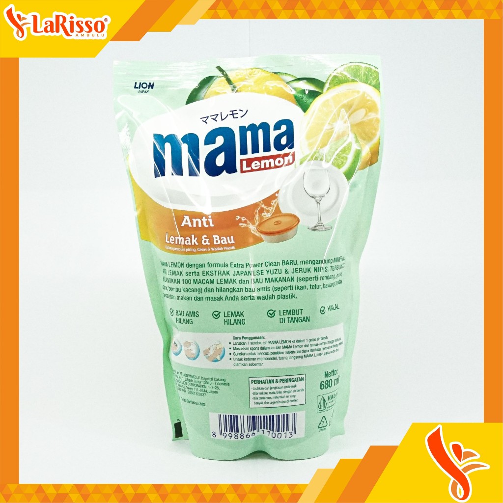Jual MAMA LEMON POUCH 680ML YUZU | Shopee Indonesia