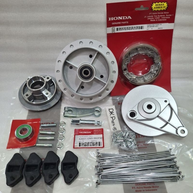 Jual Paket Tromol Belakang komplit 10 Item (GN5) Honda Grand Astrea 800 ...