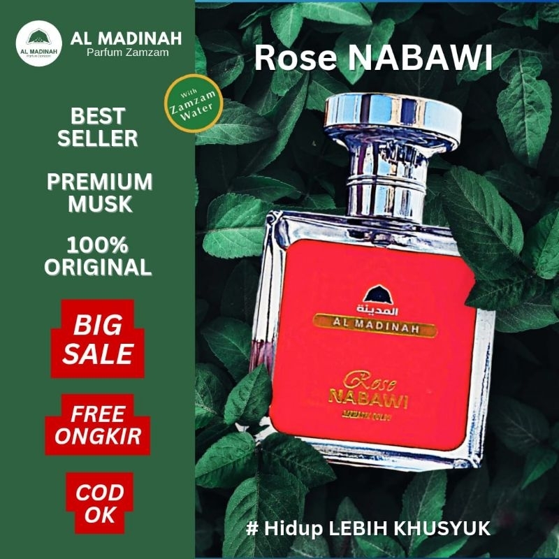 Jual ROSE NABAWI - AL MADINAH PARFUM ZAMZAM - Original Perfume Khas ...