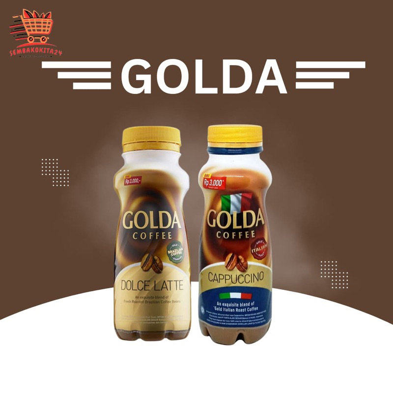 Jual Golda Coffee 200 ml Kopi Golda 1 Botol All Varian Rasa | Shopee ...