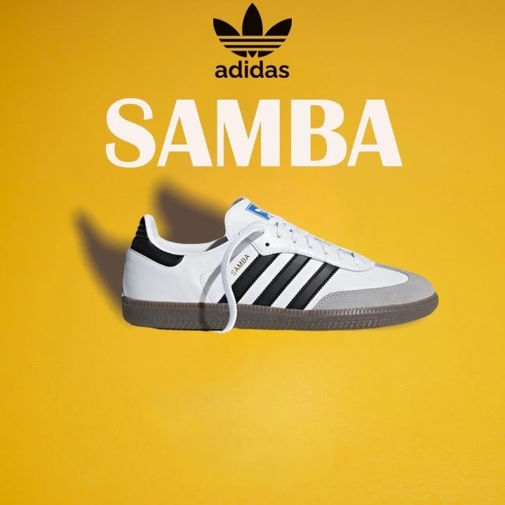 Jual 10.10 Sepatu Samba OG Classic White Black Ori Sneakers Kasual Cowo ...