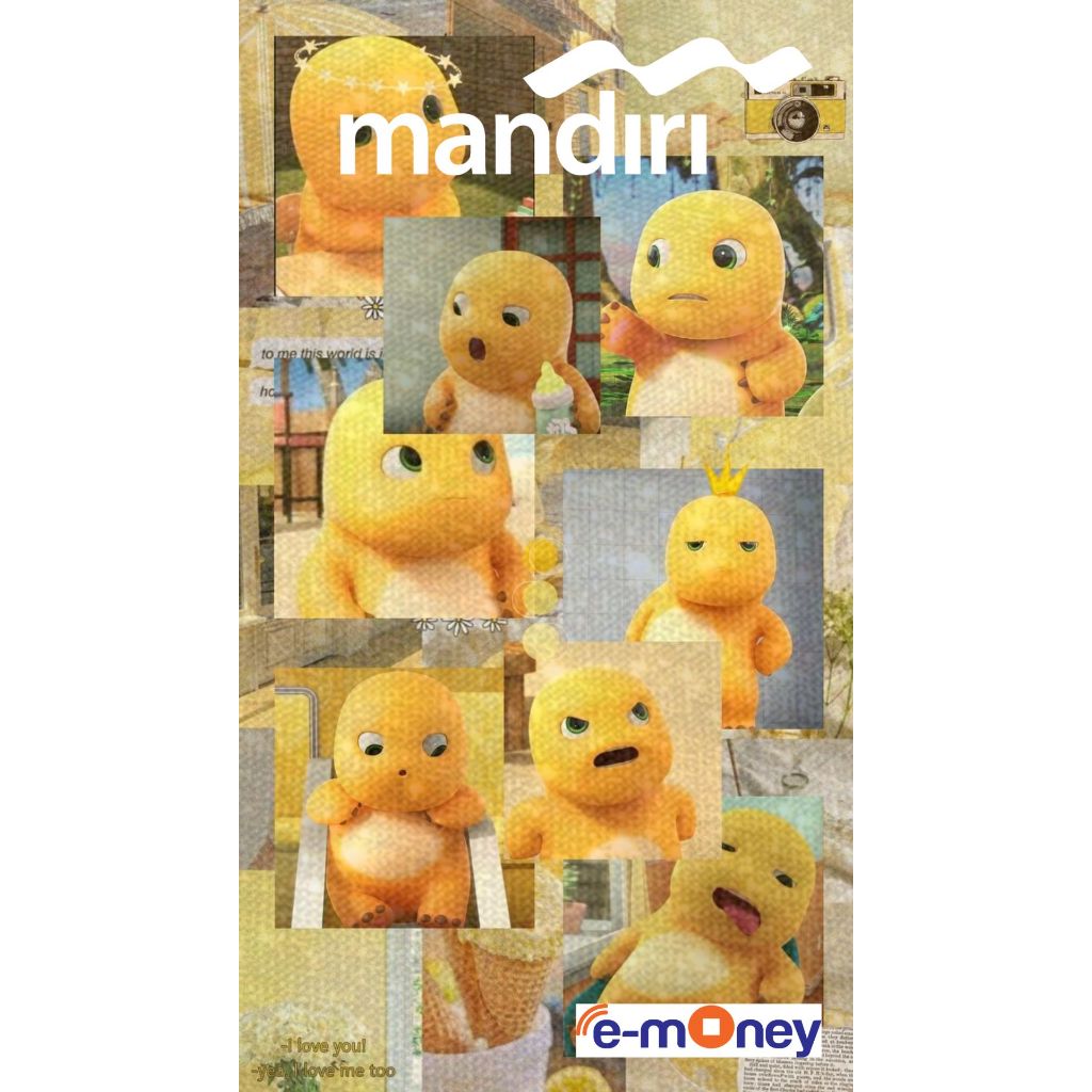 Jual KARTU Emoney mandiri ETOLL EDISI DINO KUNING | Shopee Indonesia