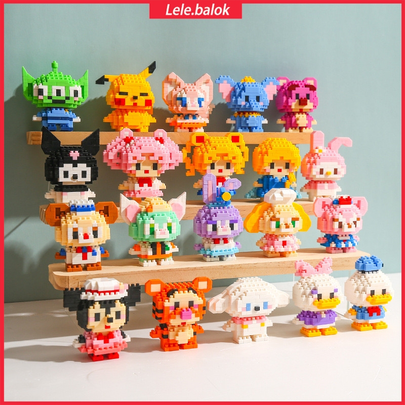 Jual LELE Karakter Kartun Lucu Lego Mainan Blok Bangunan Mini Mainan ...